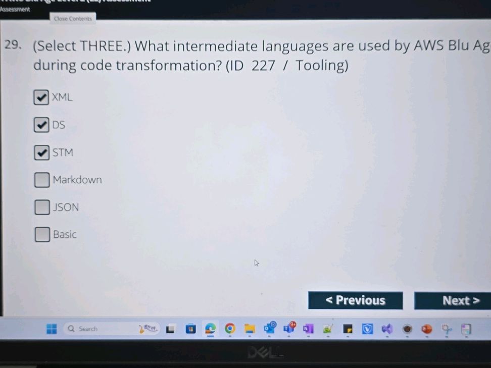 29. (Select THREE.) What intermediate | StudyX