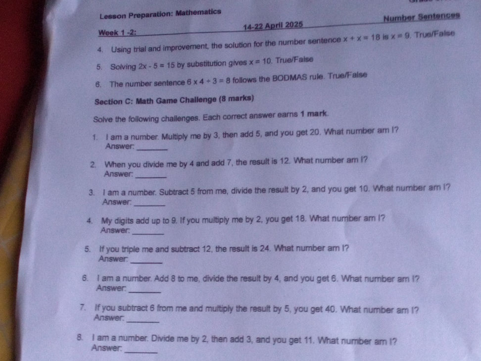 4. Using trial and improvement, the solution | StudyX