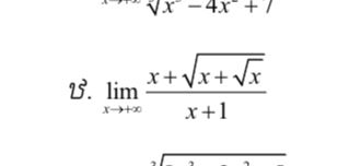 Calculate the limit of (x + sqrt(x) + | StudyX