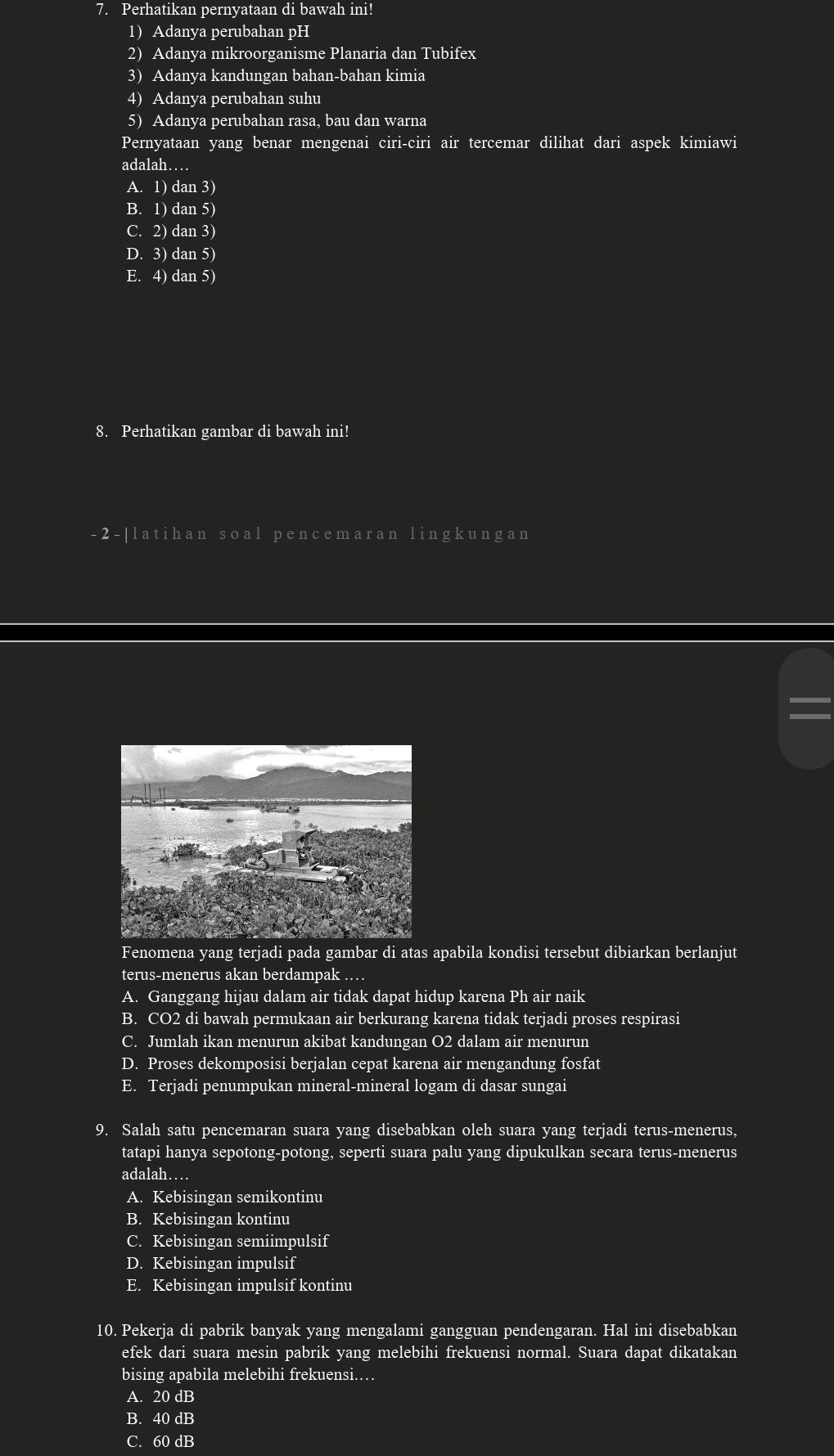 7. Perhatikan pernyataan di bawah ini! 1) | StudyX