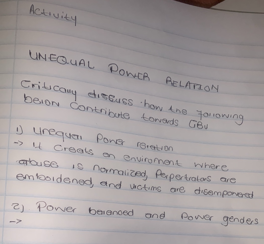 Critically discuss how the following | StudyX