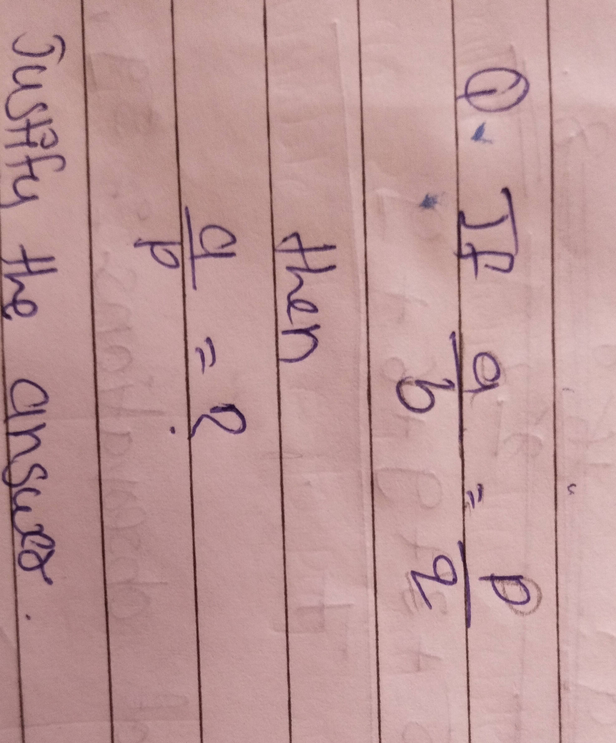 If $ {a}{b} = p$, then $ {q}{p} = ?$ | StudyX