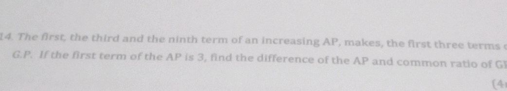 14. The first, the third and the ninth term | StudyX