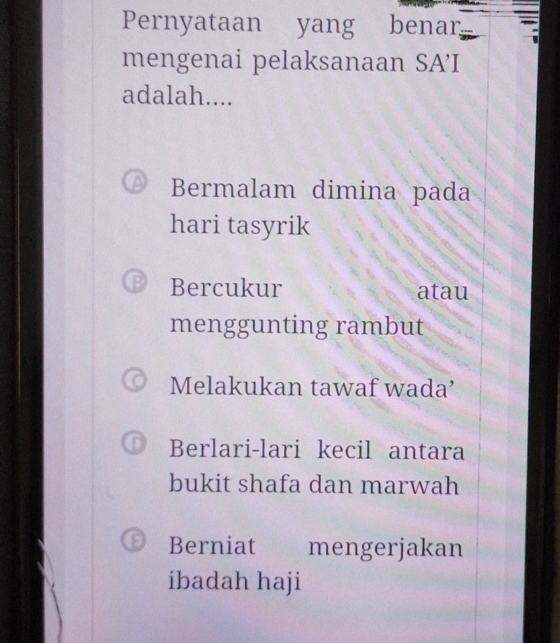 Pernyataan yang benar mengenai pelaksanaan | StudyX