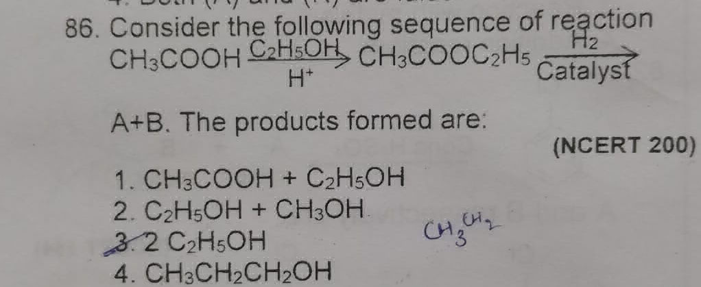 86. Consider the following sequence of | StudyX