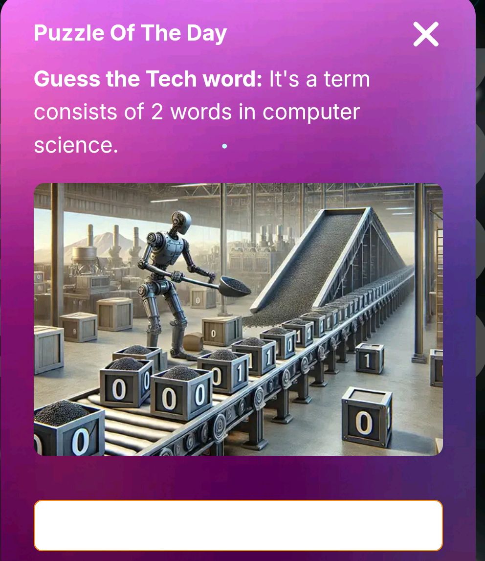 Guess the Tech word: It's a term consists of | StudyX