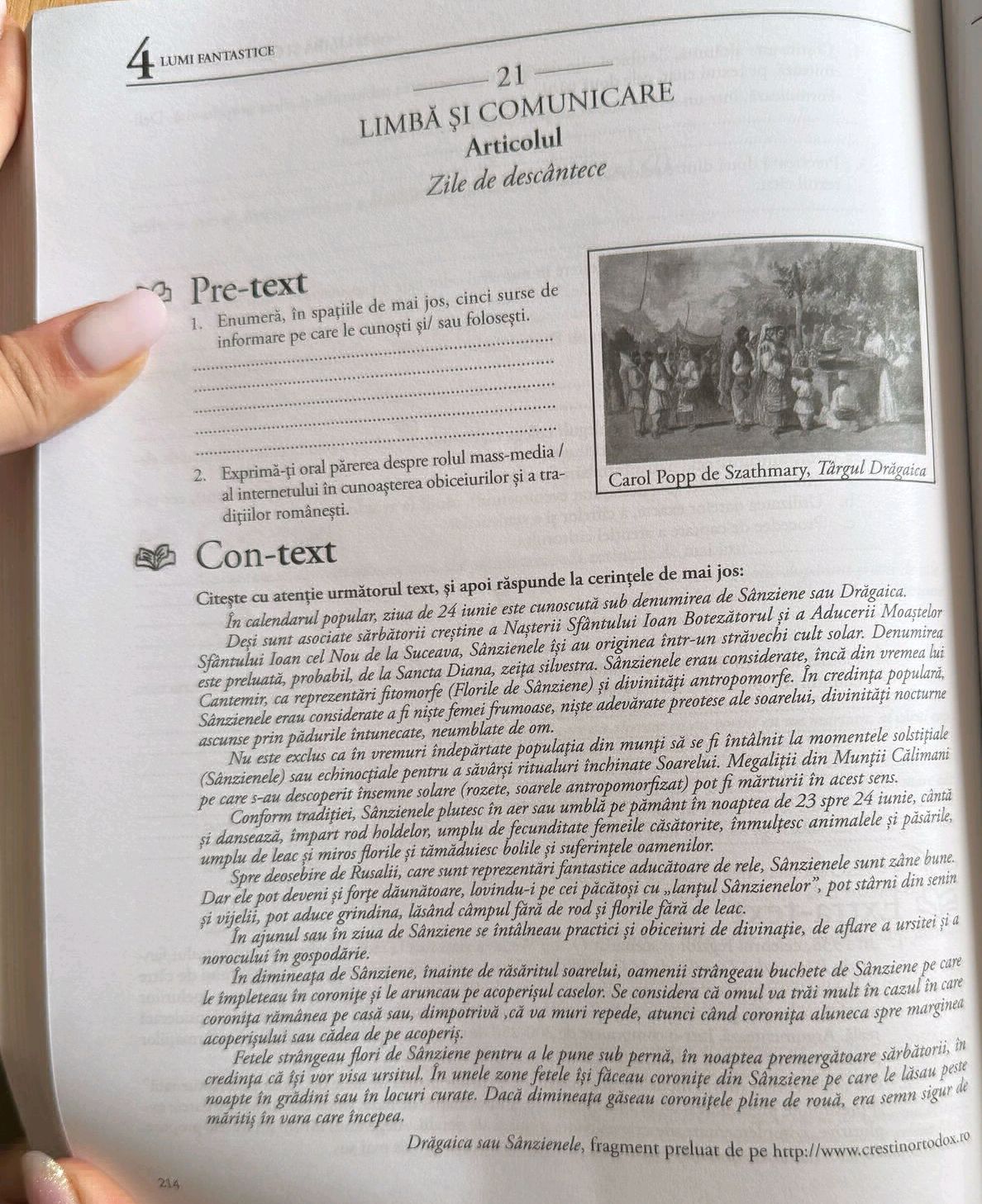 1. Enumeră, în spațiile de mai jos, cinci | StudyX