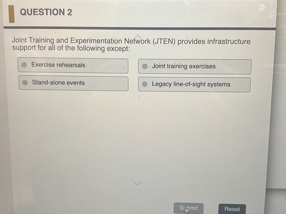 Joint Training and Experimentation Network | StudyX