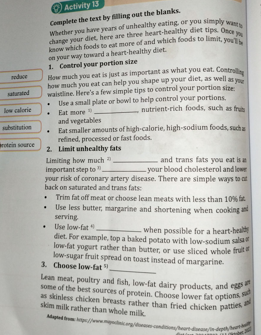 Complete the text by filling out the blanks. | StudyX