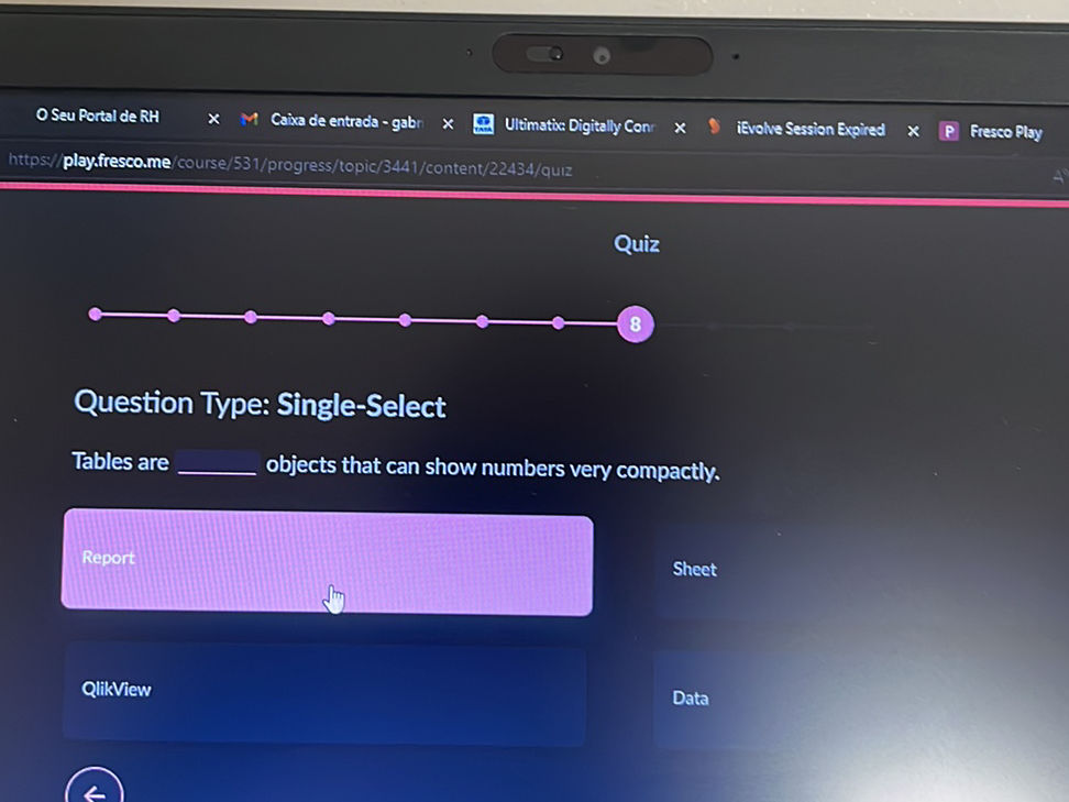 Tables are ____ objects that can show | StudyX