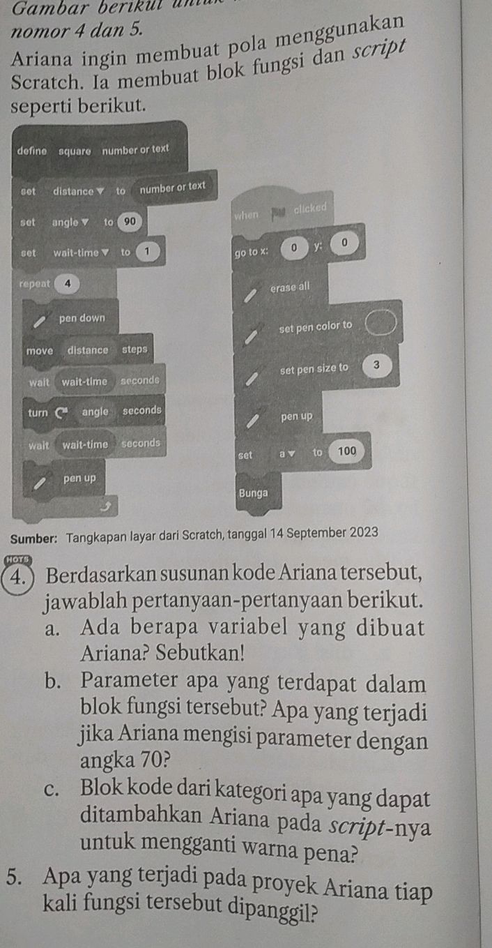4. Berdasarkan susunan kode Ariana tersebut, | StudyX