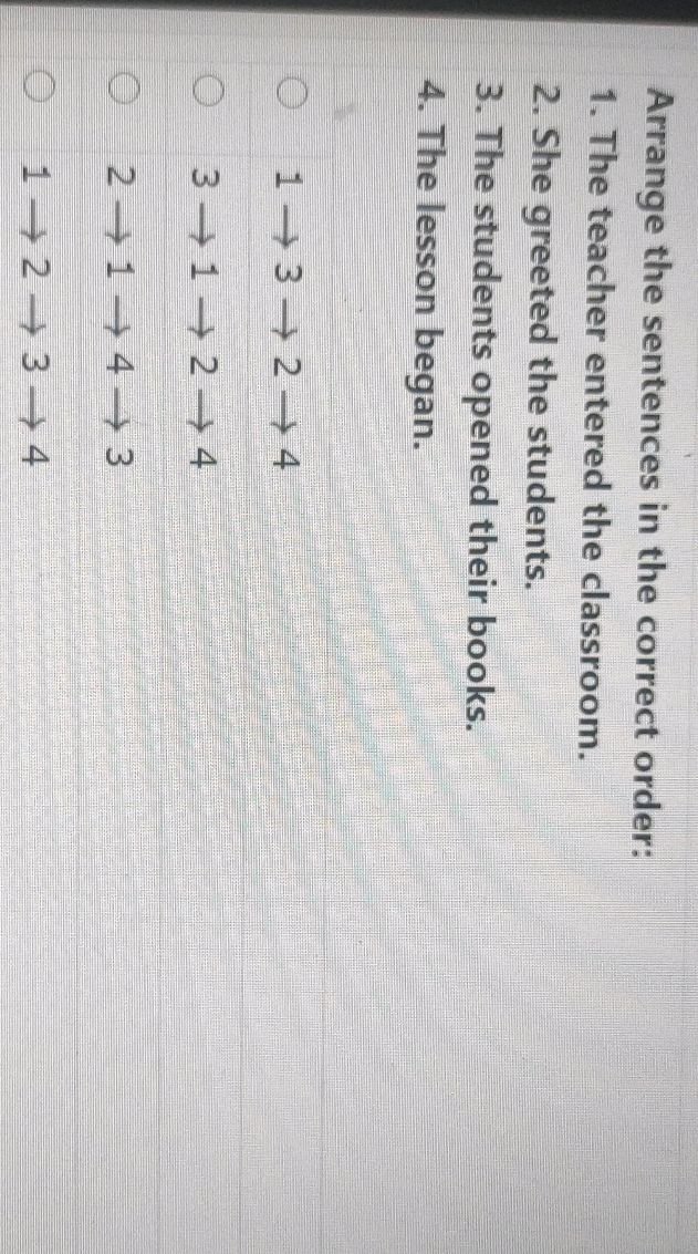 Arrange the sentences in the correct order: | StudyX