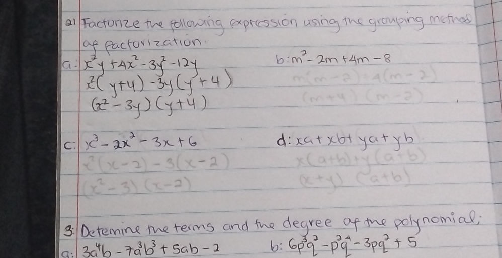 21. Factorize the following expression using | StudyX