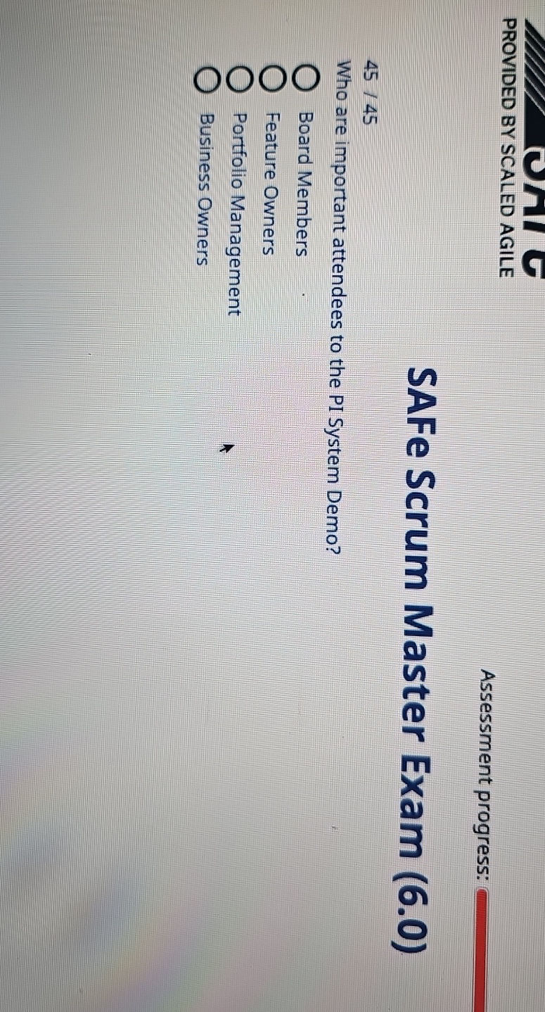 Who are important attendees to the PI System | StudyX