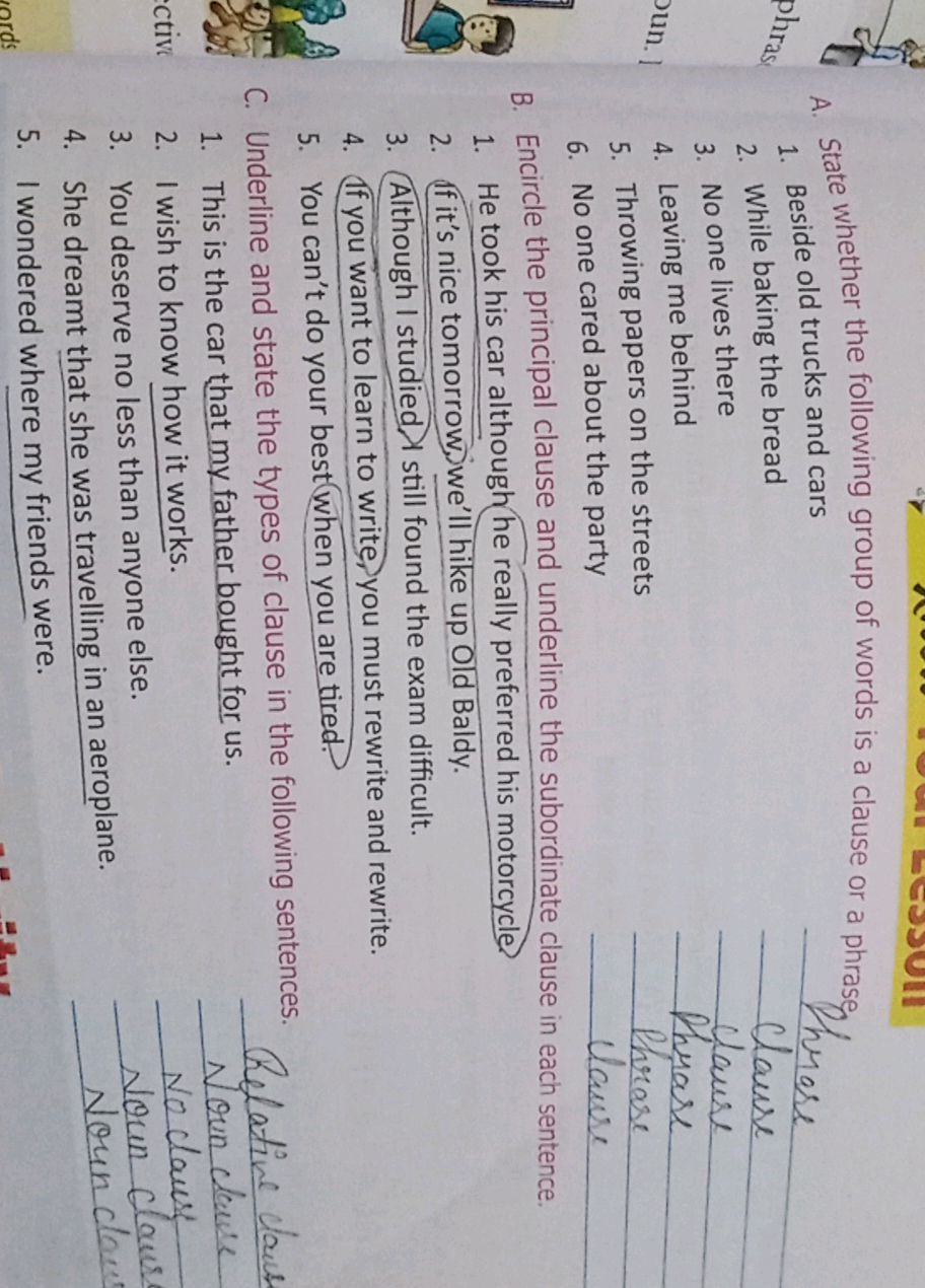 A. State whether the following group of | StudyX