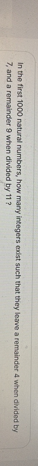 In the first 1000 natural numbers, how many | StudyX
