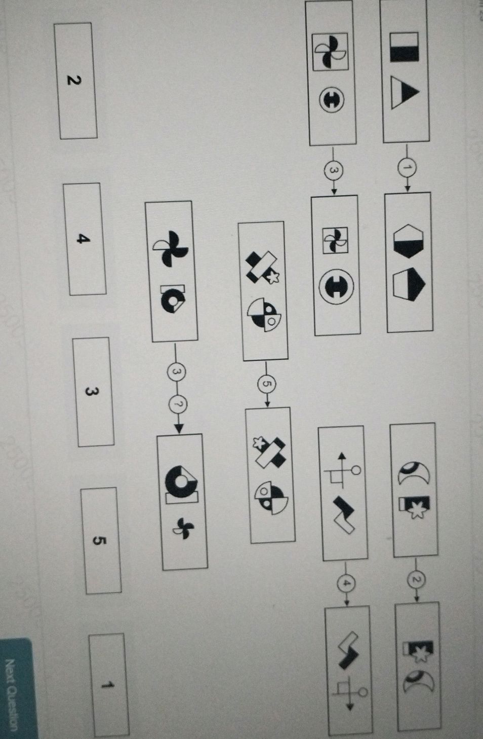 The image presents a pattern recognition | StudyX