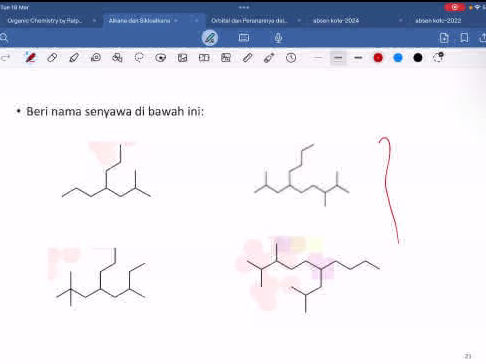 Beri nama senyawa di bawah ini: (Image of | StudyX