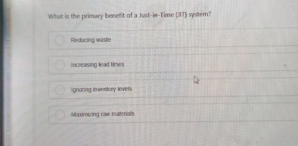 What is the primary benefit of a | StudyX