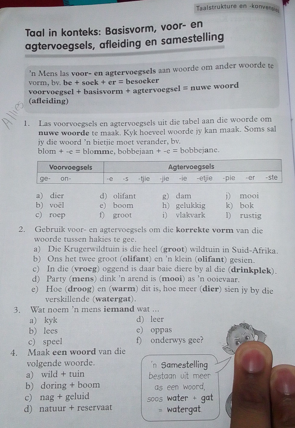 Taalstrukture en -konvensie, Taal in | StudyX