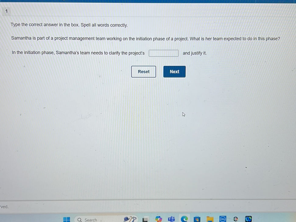 Type the correct answer in the box. Spell | StudyX