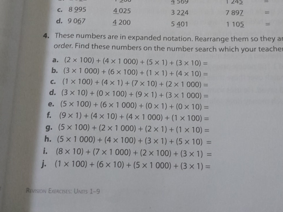 4. These numbers are in expanded notation. | StudyX
