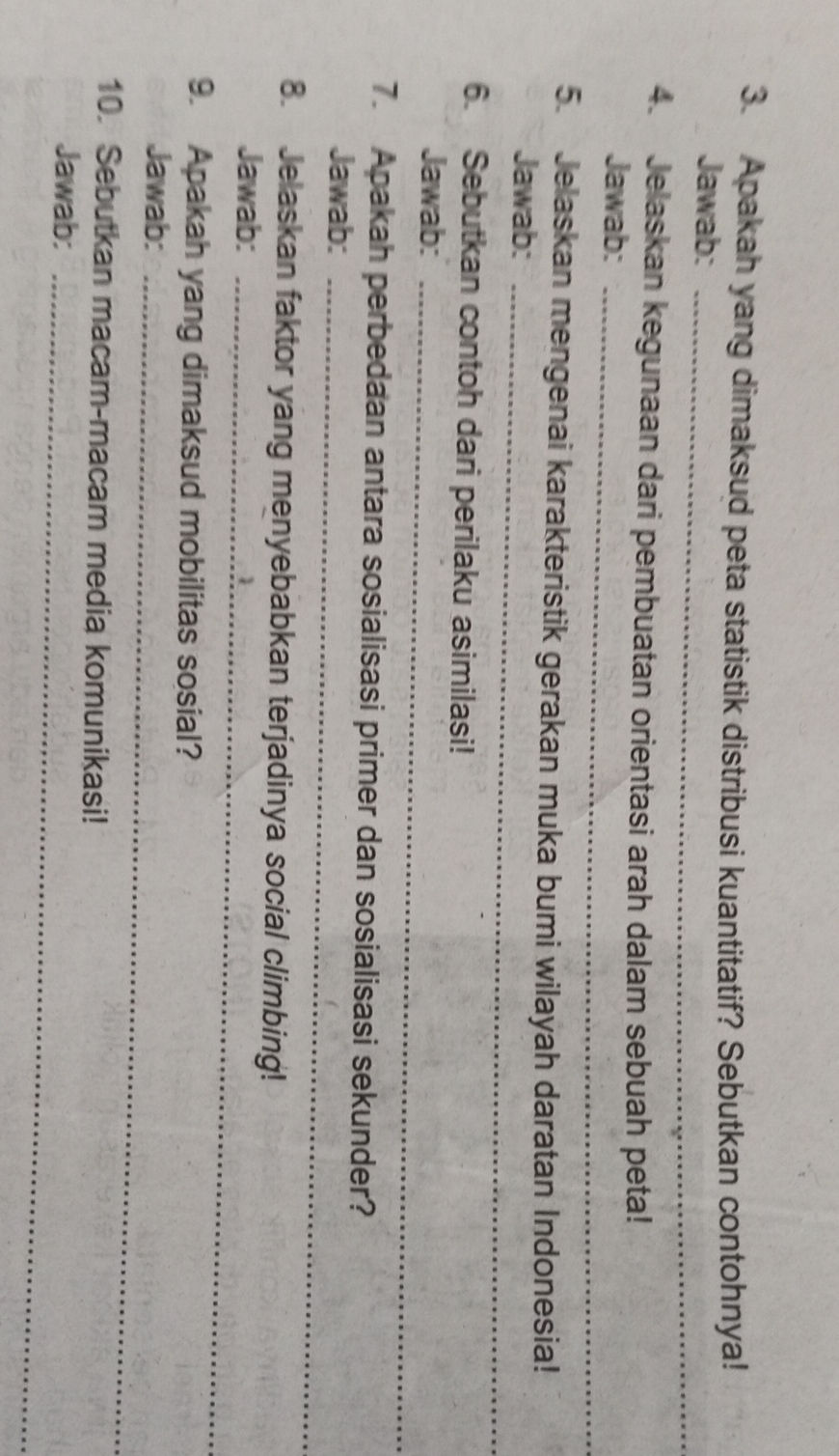 3. Apakah yang dimaksud peta statistik | StudyX