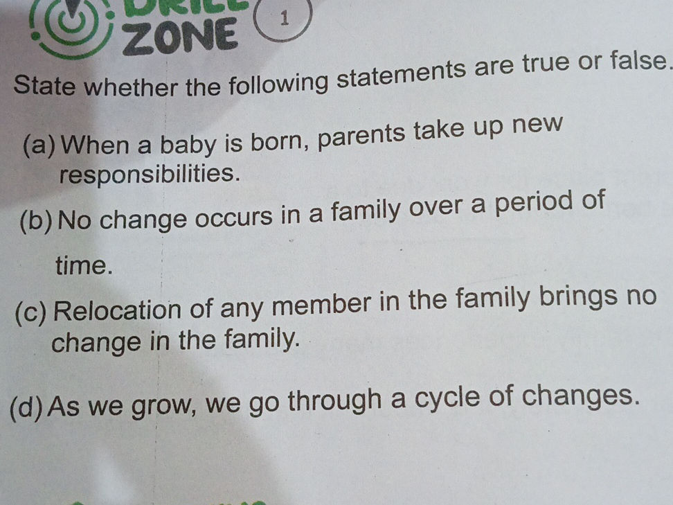 State whether the following statements are | StudyX