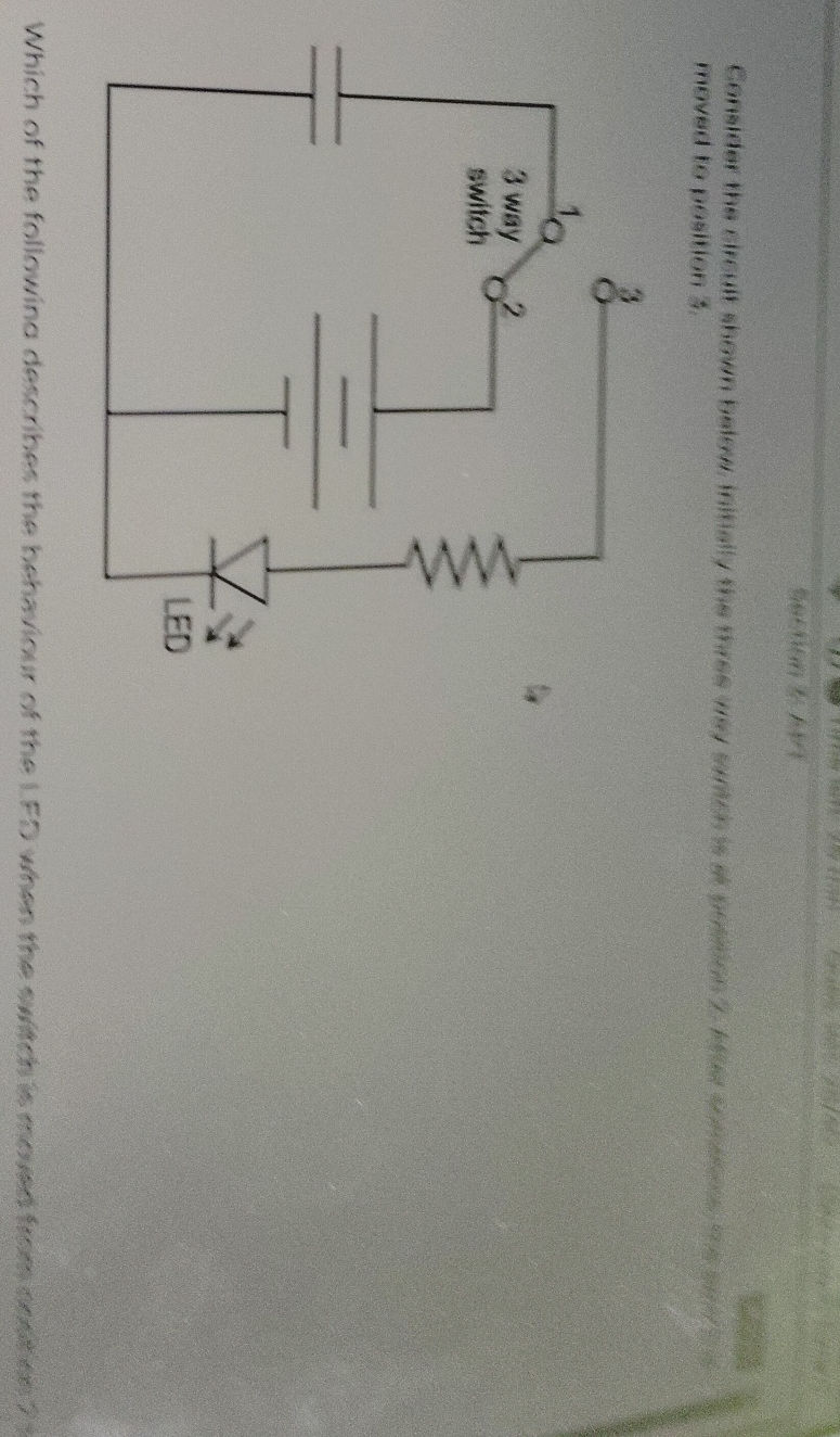 Consider the circuit shown below. Initially | StudyX