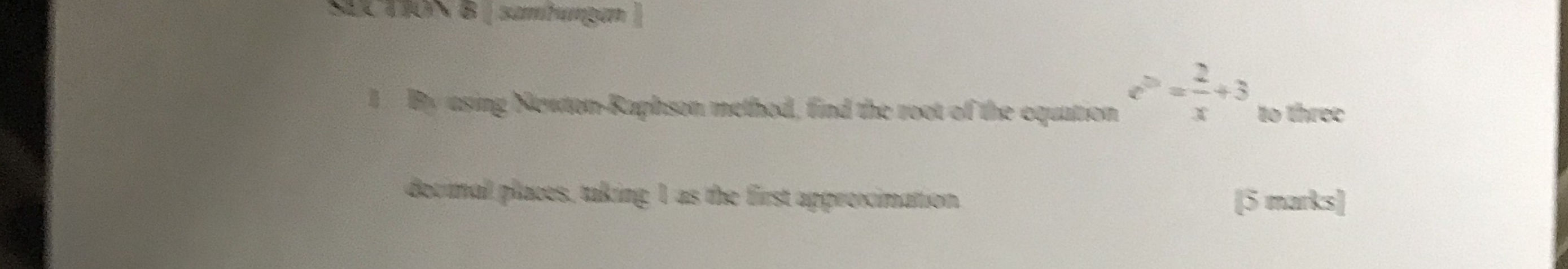 By using Newton-Raphson method, find the | StudyX
