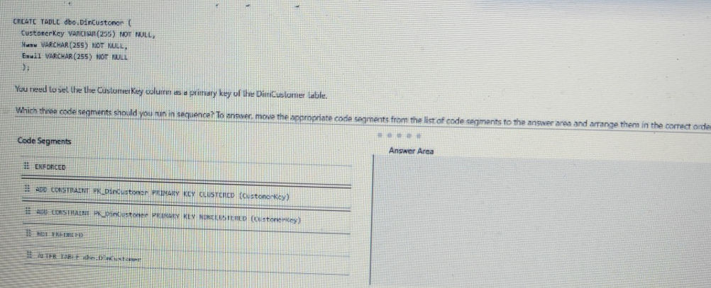 You need to set the the Customer Key column | StudyX