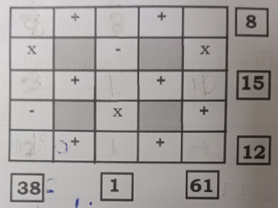 The image presents a grid-based mathematical | StudyX
