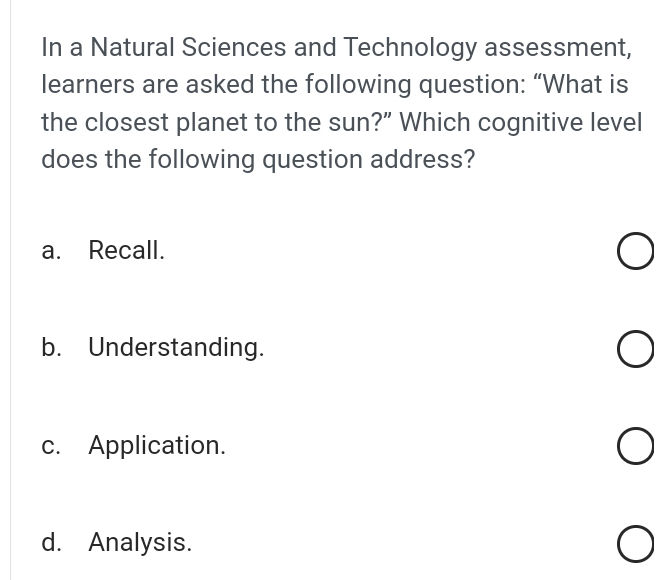 In a Natural Sciences and Technology | StudyX