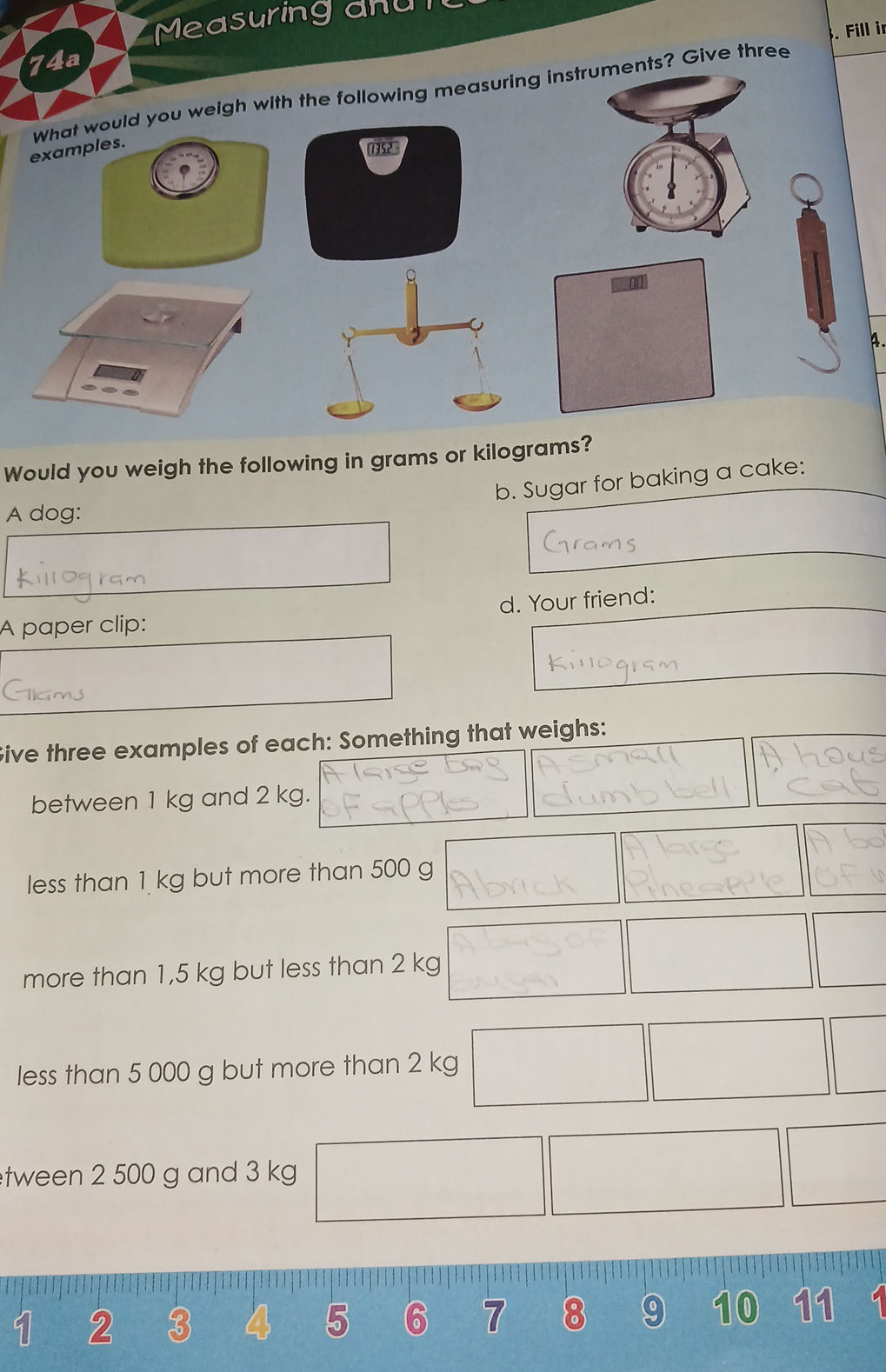 What would you weigh with the following | StudyX