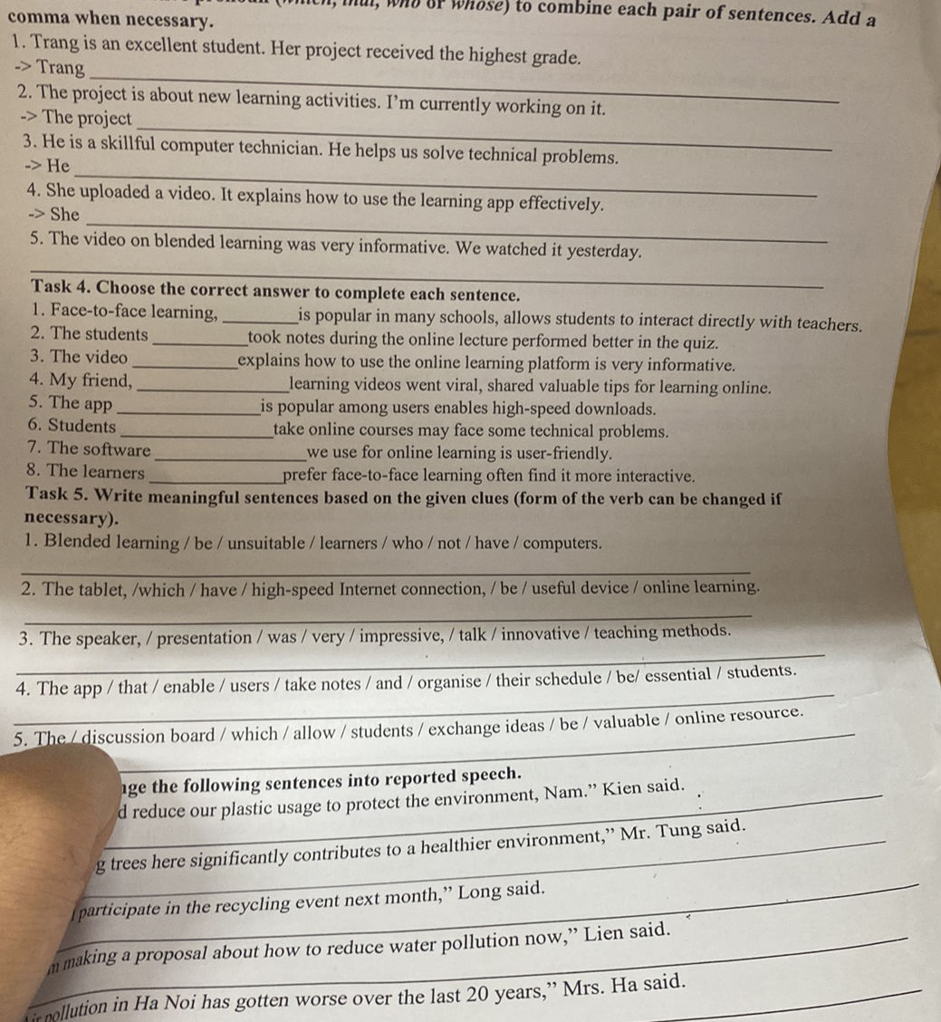 Task 4. Choose the correct answer to | StudyX