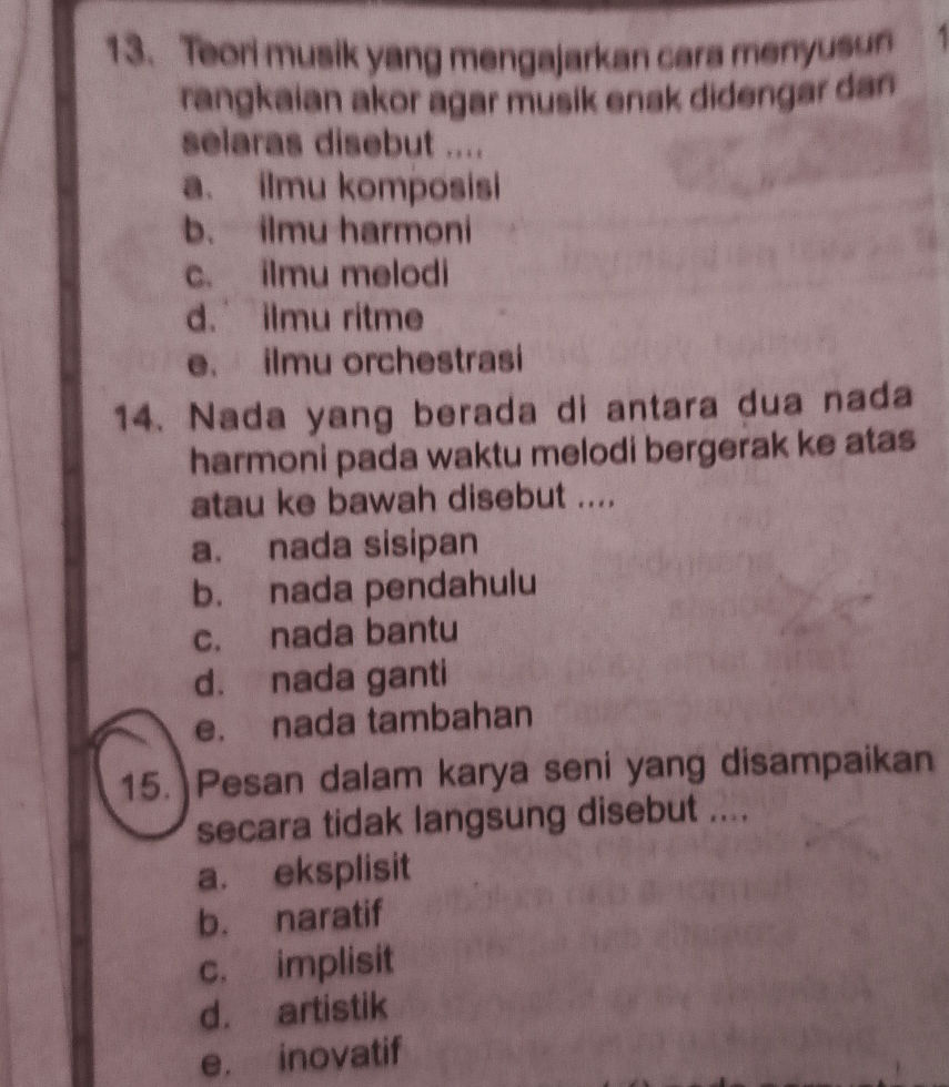 13. Teori musik yang mengajarkan cara | StudyX
