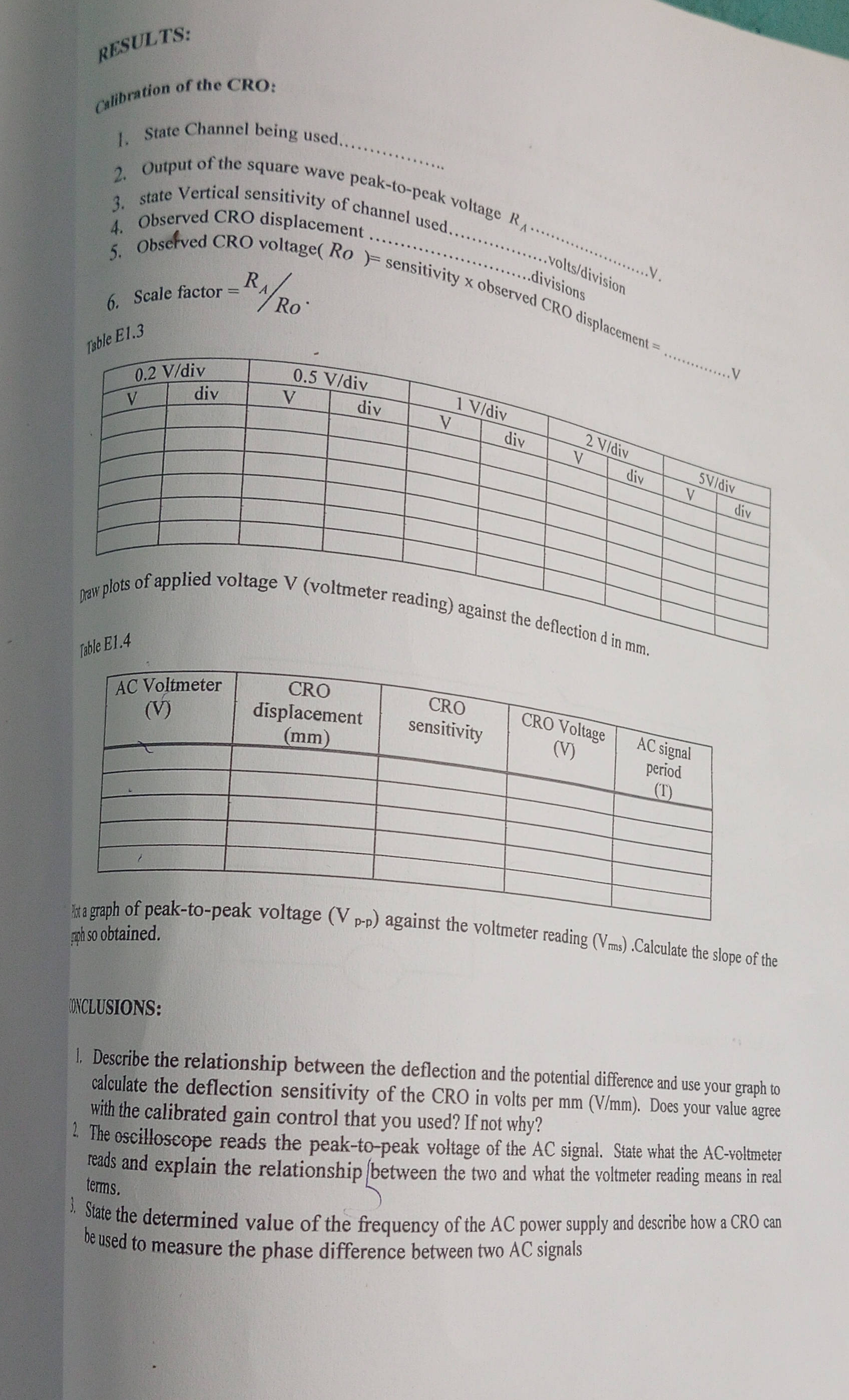 Calibration of the CRO: 1. State Channel | StudyX