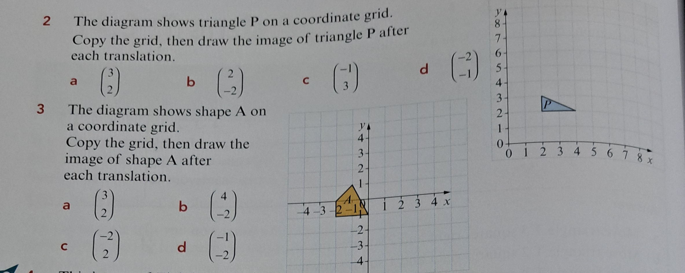 2 The diagram shows triangle P on a | StudyX