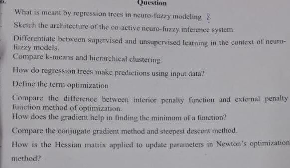 What is meant by regression trees in | StudyX