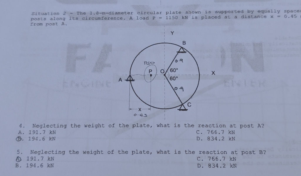 Situation 2 - The 1.8-m-diameter circular | StudyX