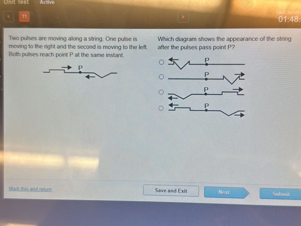 Two pulses are moving along a string. One | StudyX