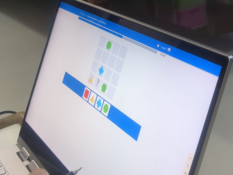 The image shows a logic puzzle. The goal is | StudyX