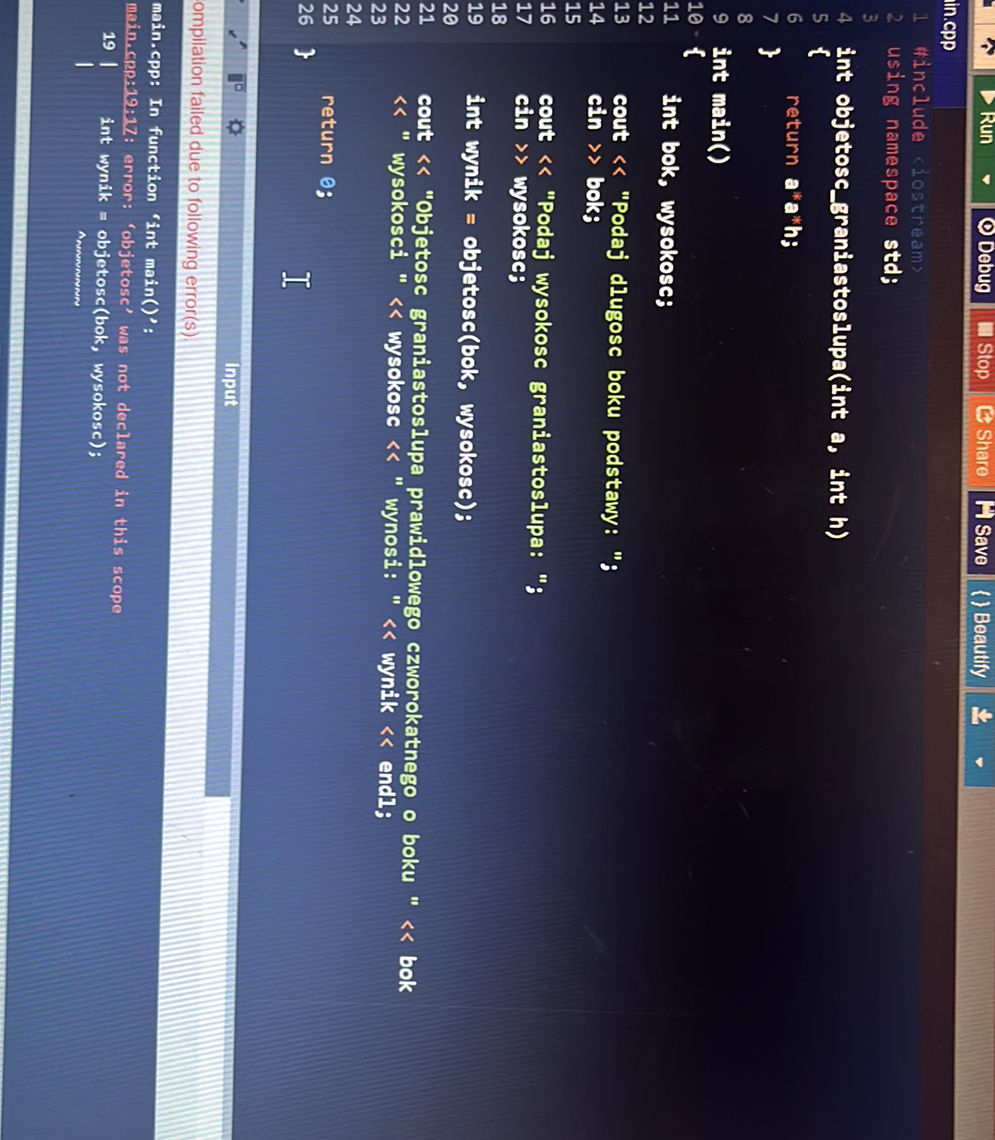 The code snippet is intended to calculate | StudyX