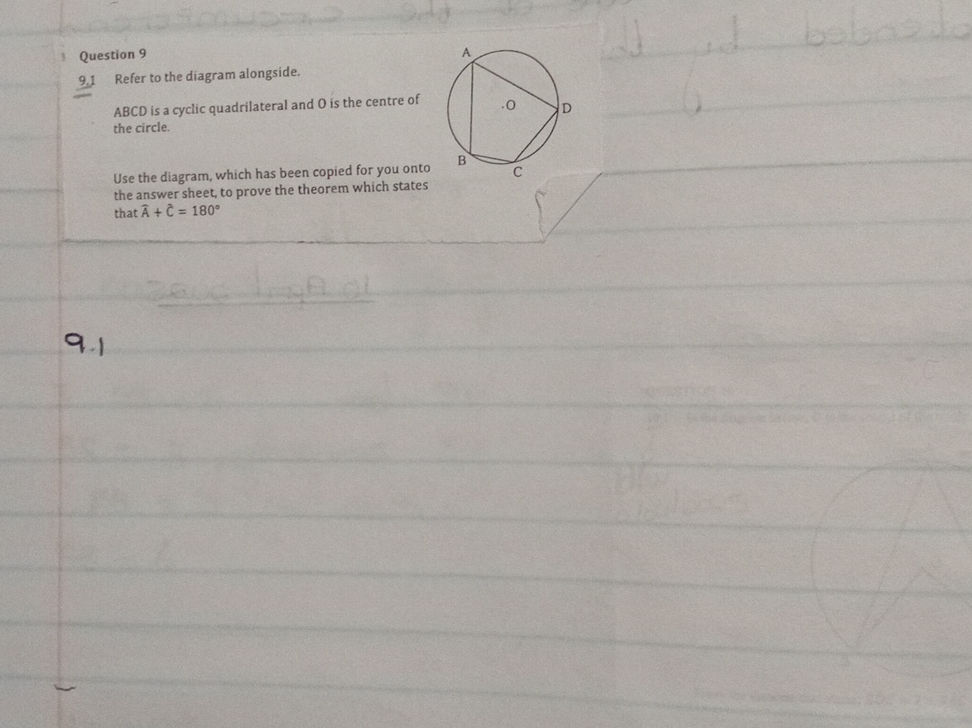 Refer to the diagram alongside. ABCD is a | StudyX