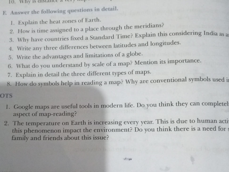 F. Answer the following questions in detail. | StudyX