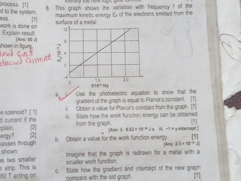 8. This graph shows the variation with | StudyX