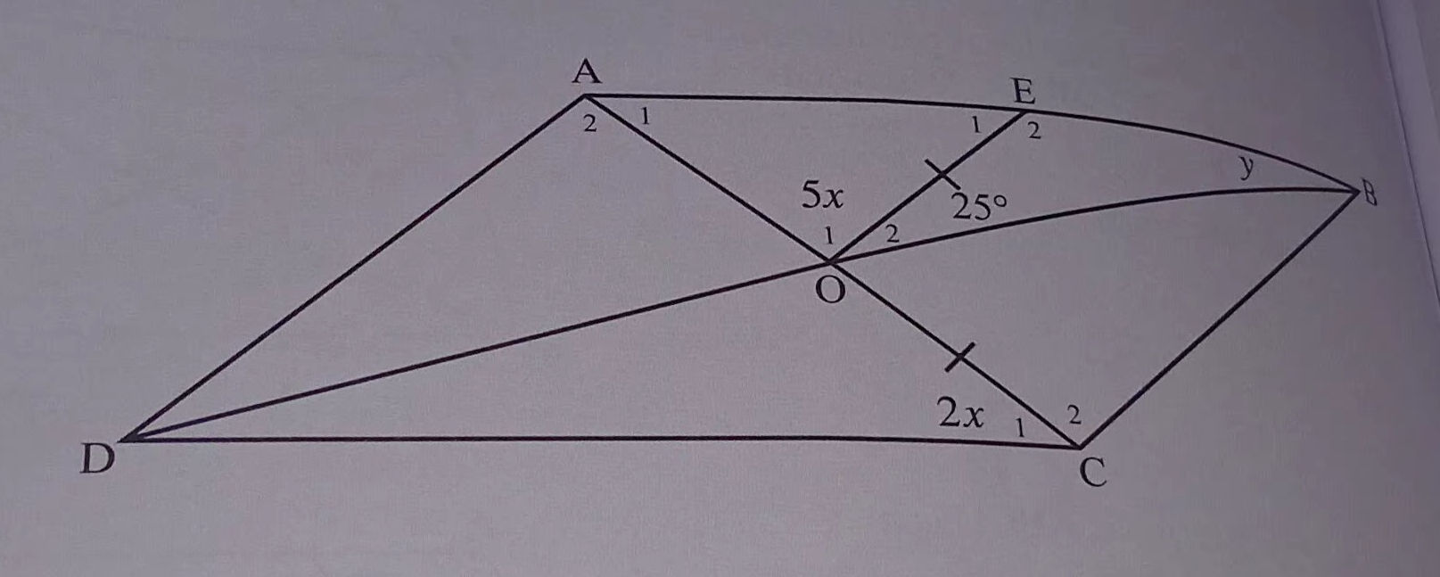 The image shows a geometric figure with | StudyX