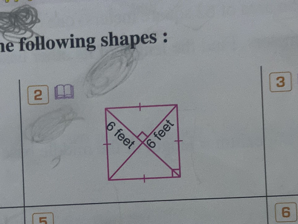 The image shows a square with diagonals | StudyX