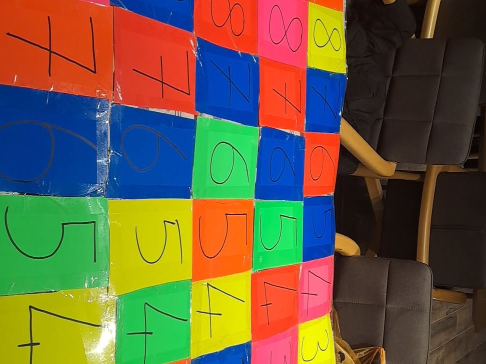 The image shows a grid of numbers written on | StudyX