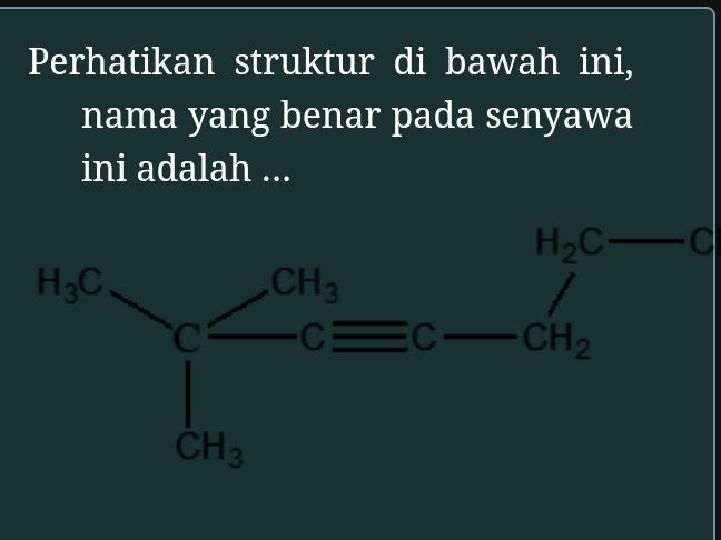 Perhatikan struktur di bawah ini, nama yang | StudyX